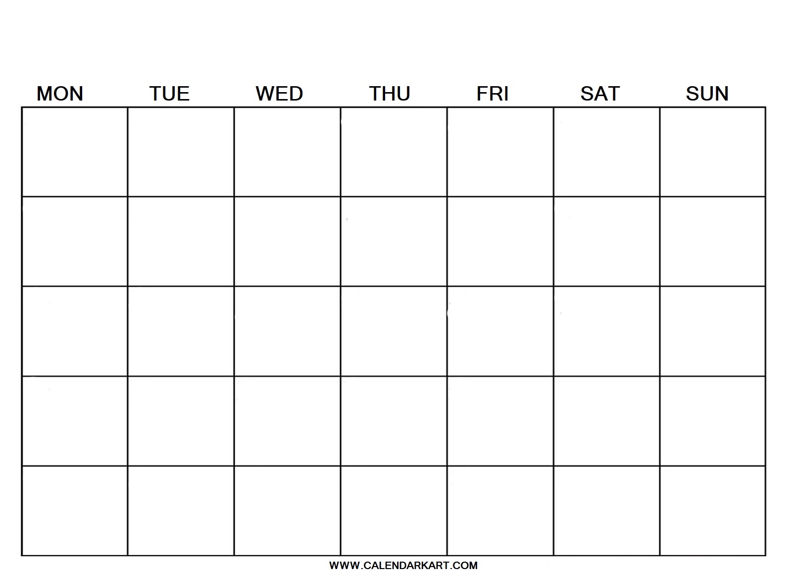 Blank Calendar Template By Martha Sharma Teachers Pay Teachers